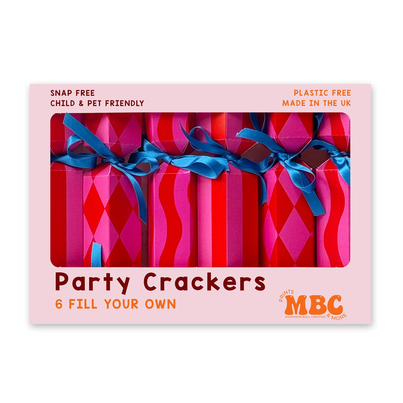 Red & Pink Christmas Crackers – Maddison Ball Creative